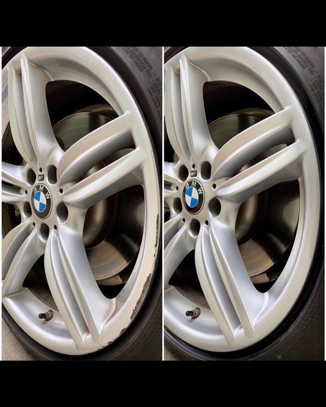 Walnut Rim and Wheel Paint Chip and Scratch Repair